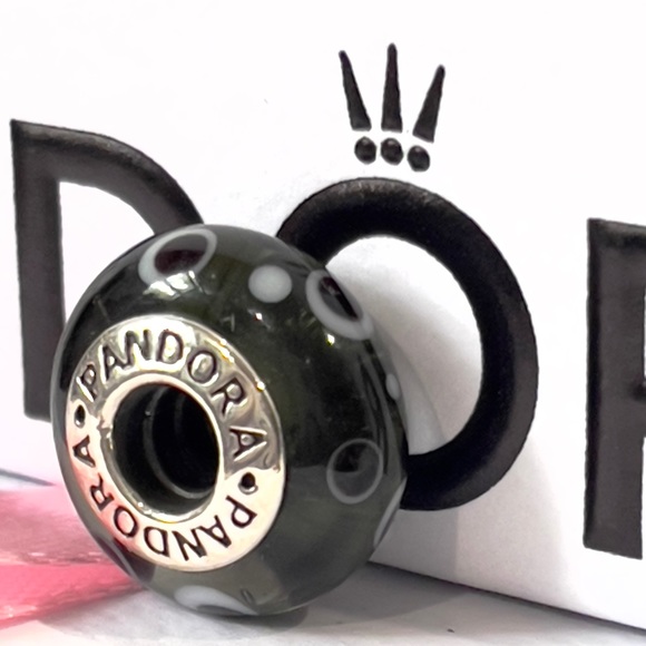 Pandora | Jewelry | Pandora Retired Sterling Silver Black Bubbles ...